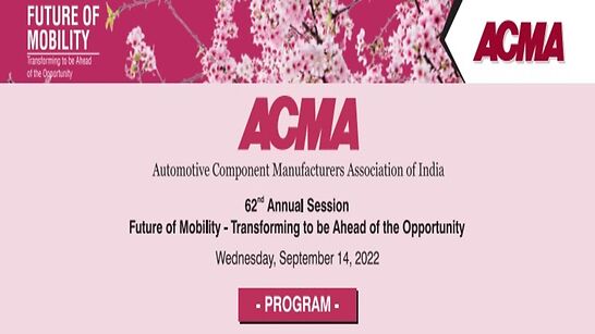 ACMA's 62nd Annual Session focuses on Future of Mobility - Express Mobility News | The Financial ...
