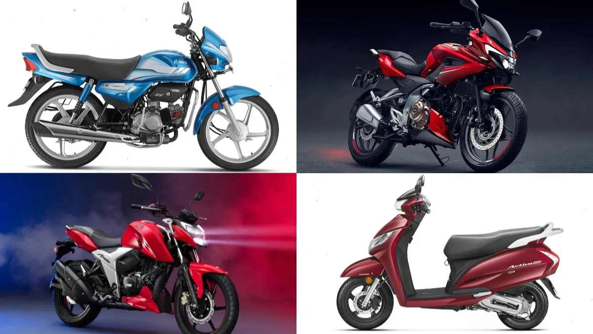 Top 5 best-selling two-wheeler brands in India in August 2022: Hero ...