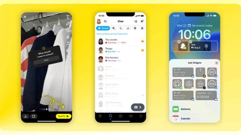 Snapchat on iOS 16 gets new Lock Screen Widgets, Chat Shortcuts ...