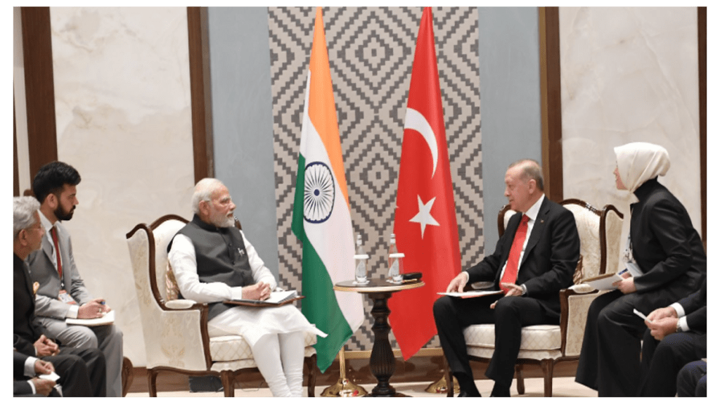 PM Modi breaks the ice. India and Turkey shake hands in Samarkand ...