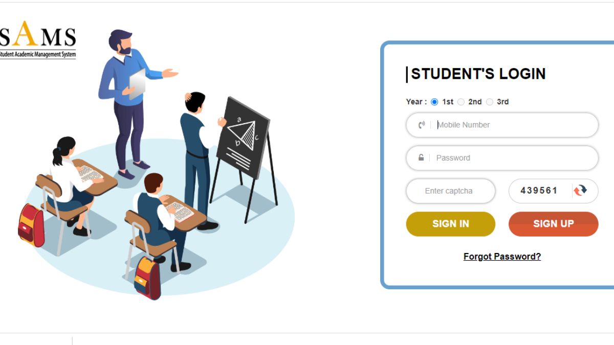 SAMS Odisha plus 3 admissions 2022: Last day today to apply at ...