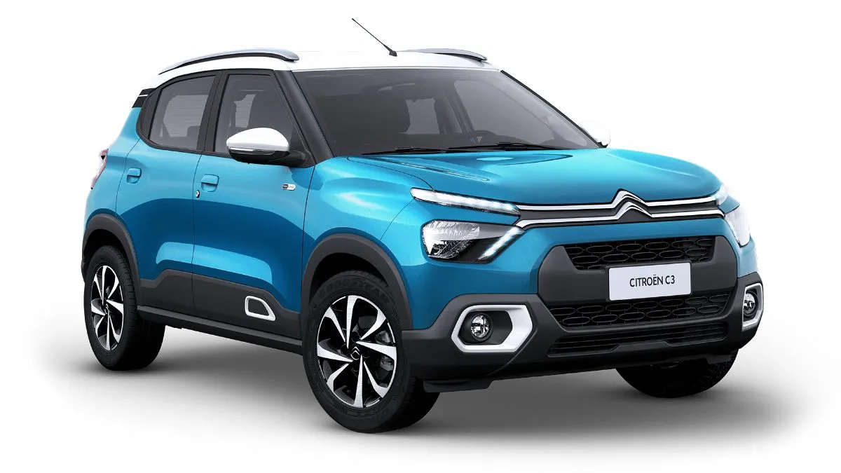 Citroen eC3 EV spied at a charging station: India debut in January 2023 ...