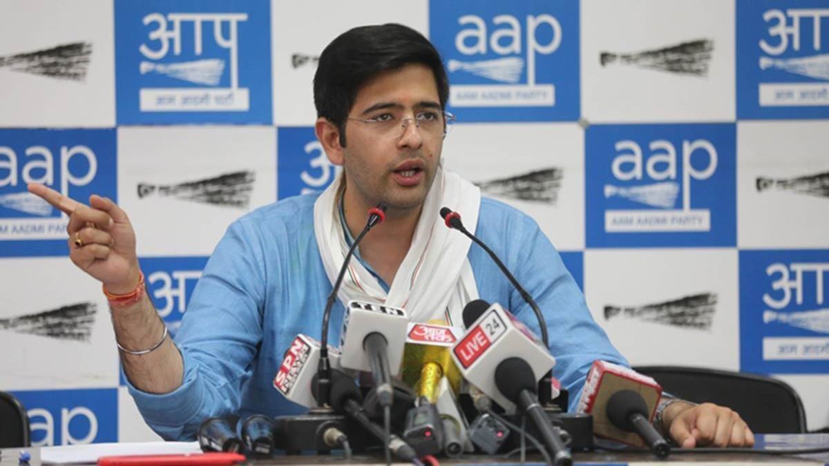 MP Raghav Chadha appointed AAP’s Gujarat co-incharge for state polls - India News | The ...
