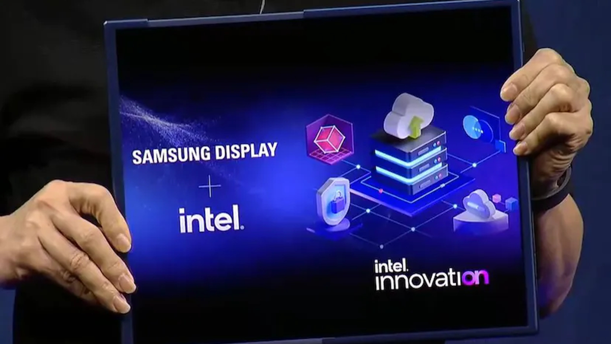 Intel, Samsung show off whacky new 17-inch PC with sliding display ...