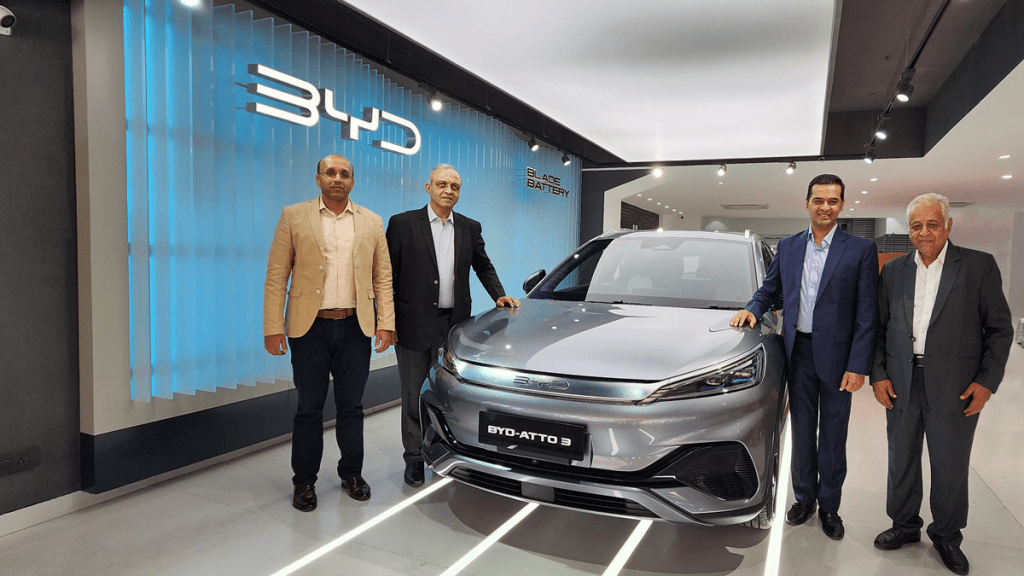 BYD opens first showroom in Indore, 9th in India - Express Mobility ...