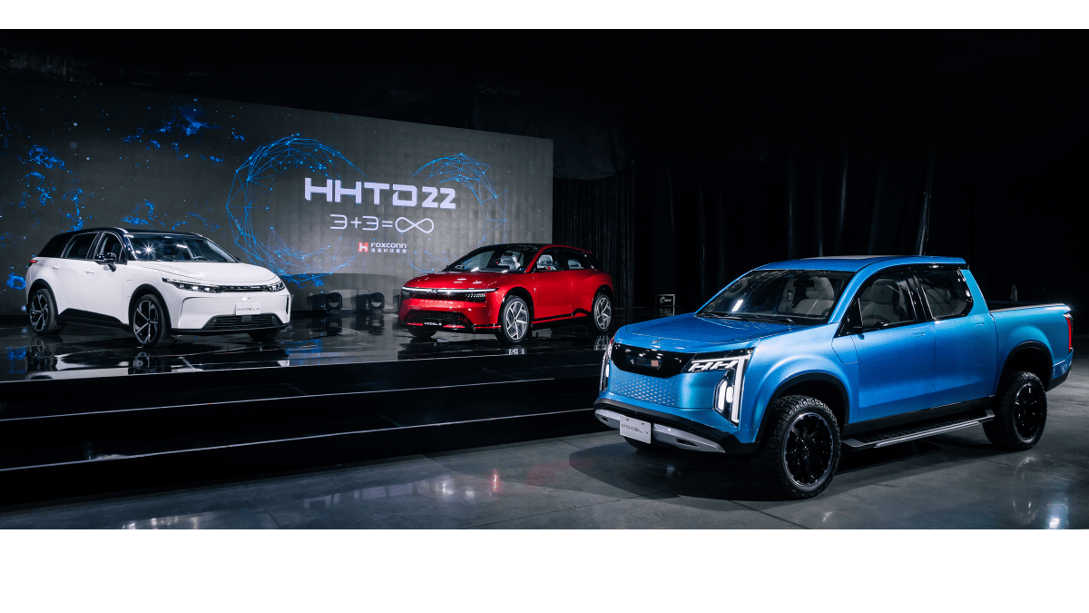 Foxconn showcases 2 self-developed concept prototype EV and a customer EV model - Electric ...