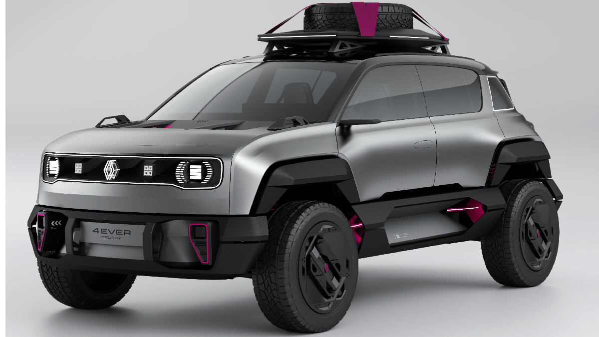 Renault 4ever Trophy electric SUV concept revealed at Paris Motor Show 2022 - Car News | The ...