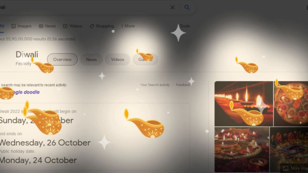Google starts Diwali 2022 countdown with cool hidden surprises in Search; find out more here ...