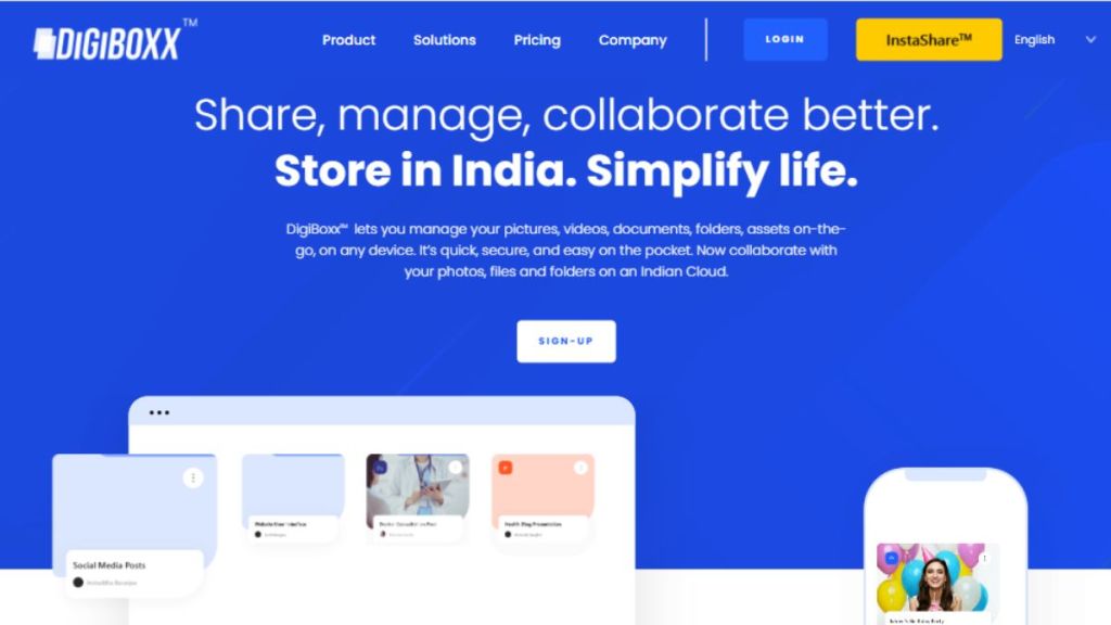 Homegrown DigiBoxx cloud-storage platform now allows users to back, save photos and videos ...