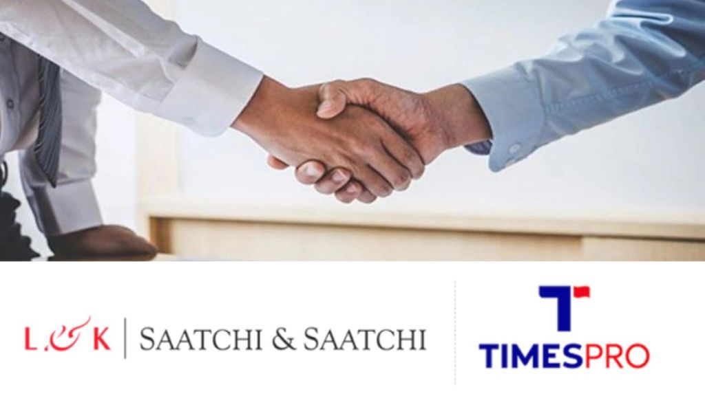 TimesPro announces that L&K Saatchi & Saatchi to create and launch its ...