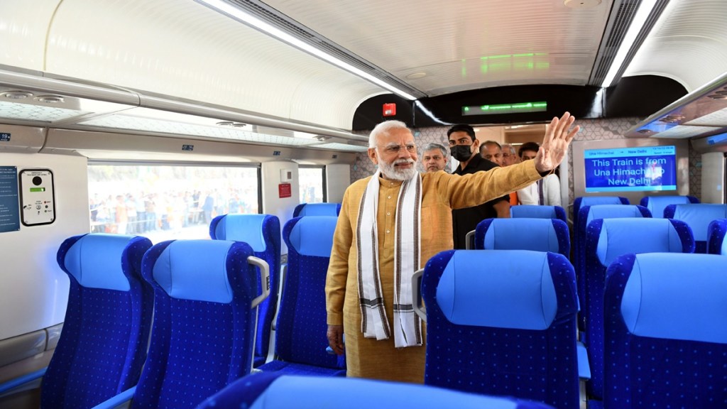 PM Modi flags off Vande Bharat Express from Una in Himachal Pradesh | The Financial Express