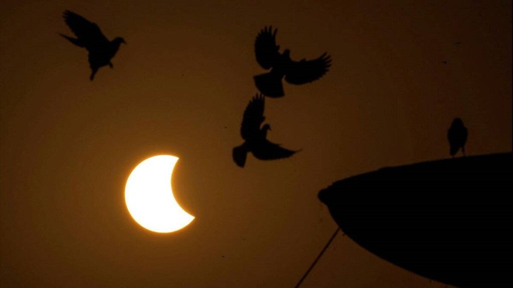 Partial solar eclipse seen in parts of India - Science News | The ...