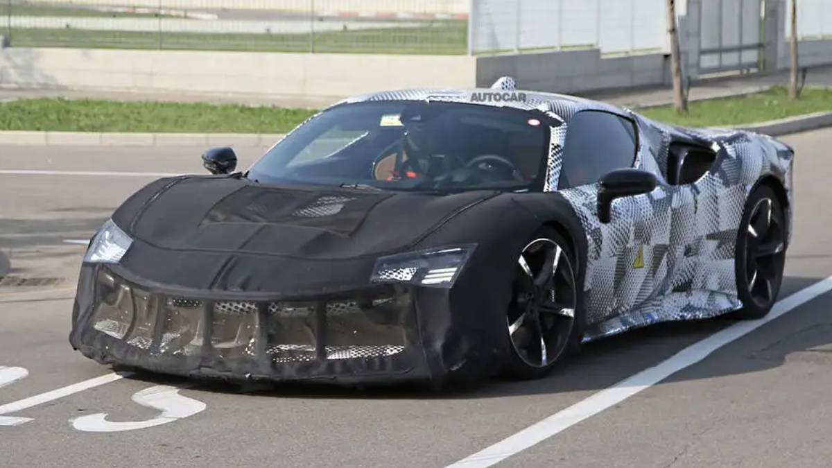 The more extreme Ferrari SF90 caught testing - Car News | The Financial ...