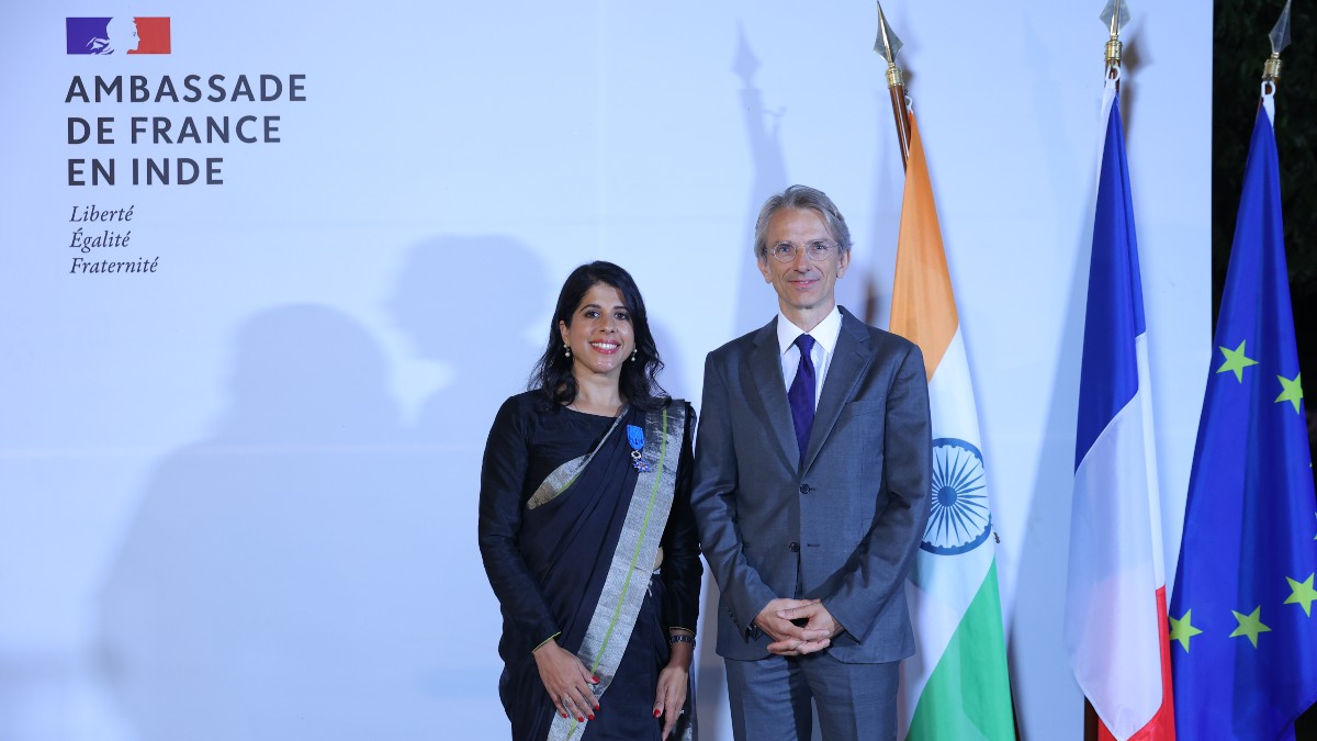 Director General of the Indo-French Chamber of Commerce, Payal Kanwar ...