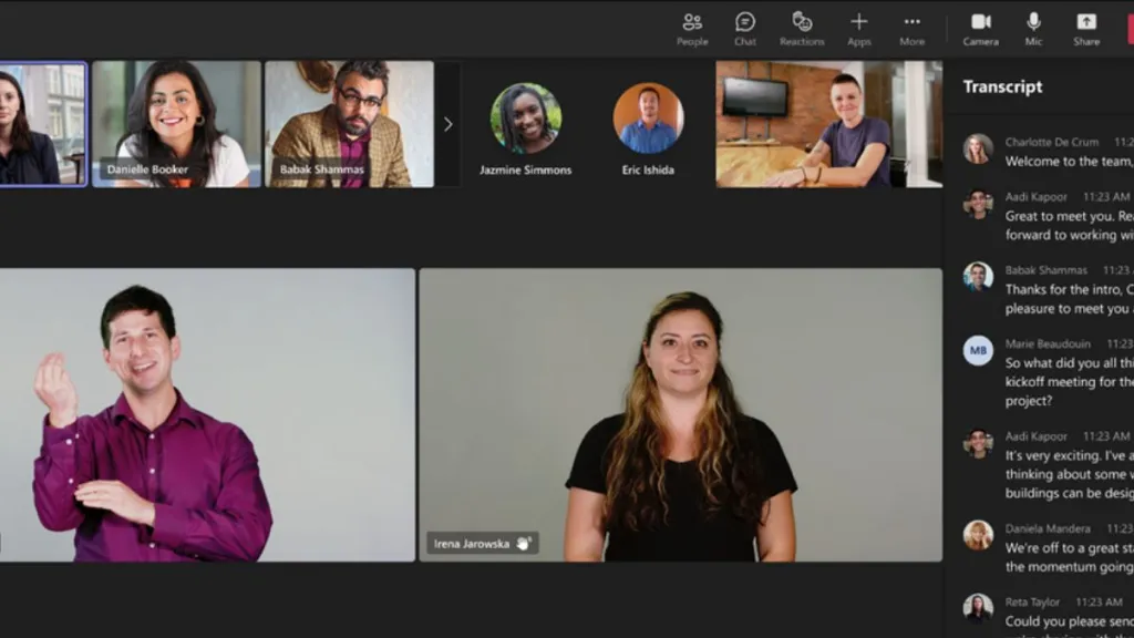 Microsoft makes it easier to host Teams meetings using sign language ...