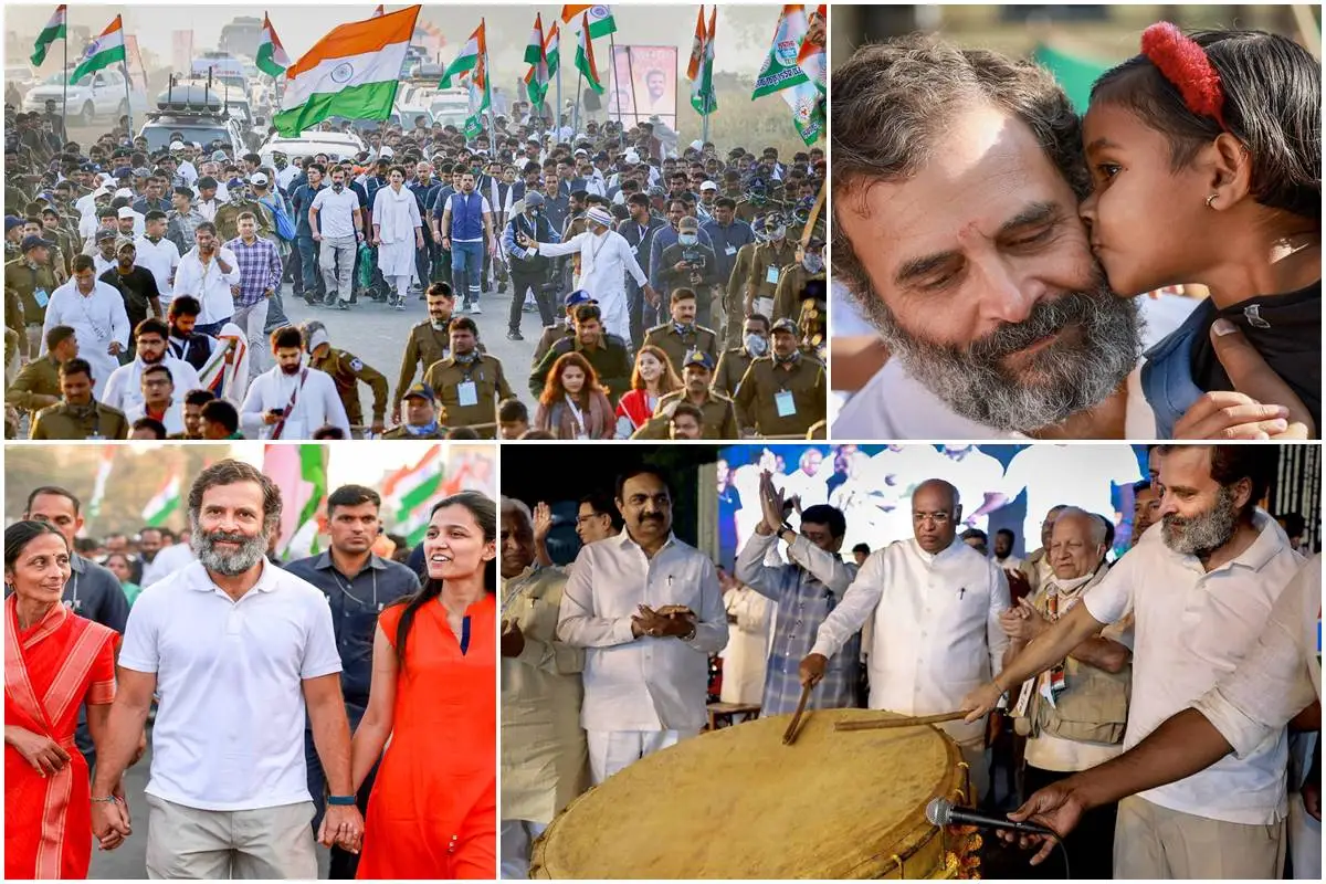 Rahul Gandhi’s Bharat Jodo Yatra reaches MP, catch a glimpse of journey so far – Photos ...