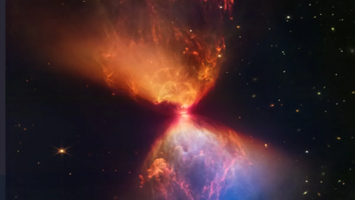 James Webb Space Telescope shares ‘fiery cosmic hourglass’ image of ...