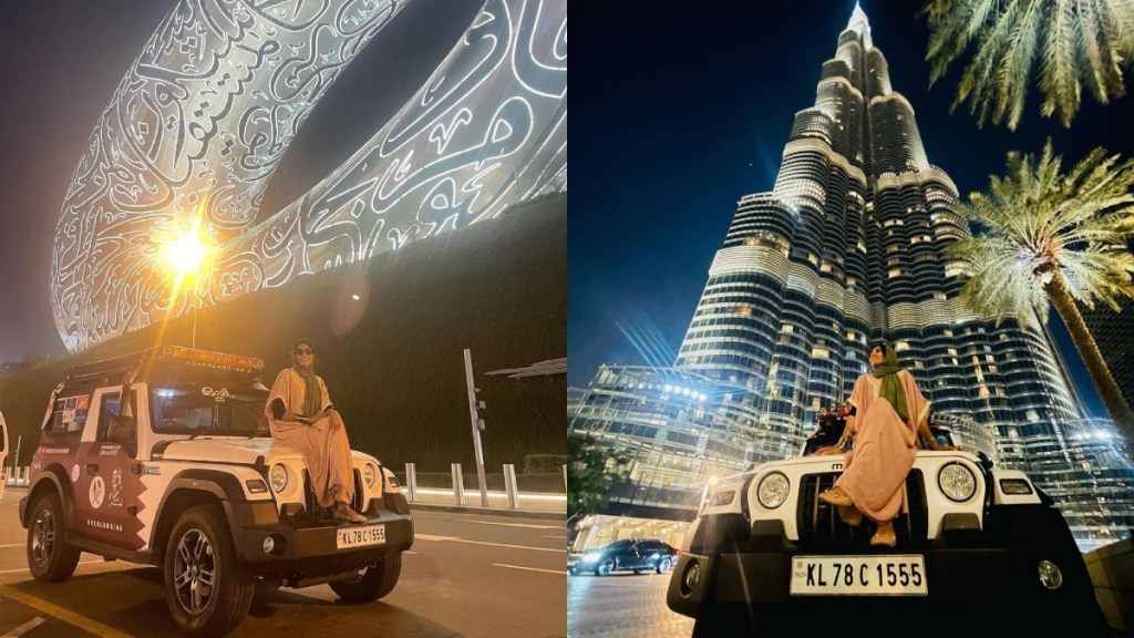 Customised Mahindra Thar Qatar World Cup-bound as Indian woman set off ...