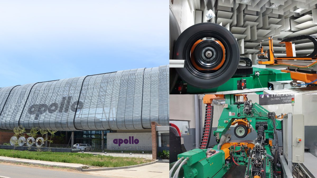 Apollo Tyres inaugurates Advanced R&D Tyre Testing facility in Chennai ...