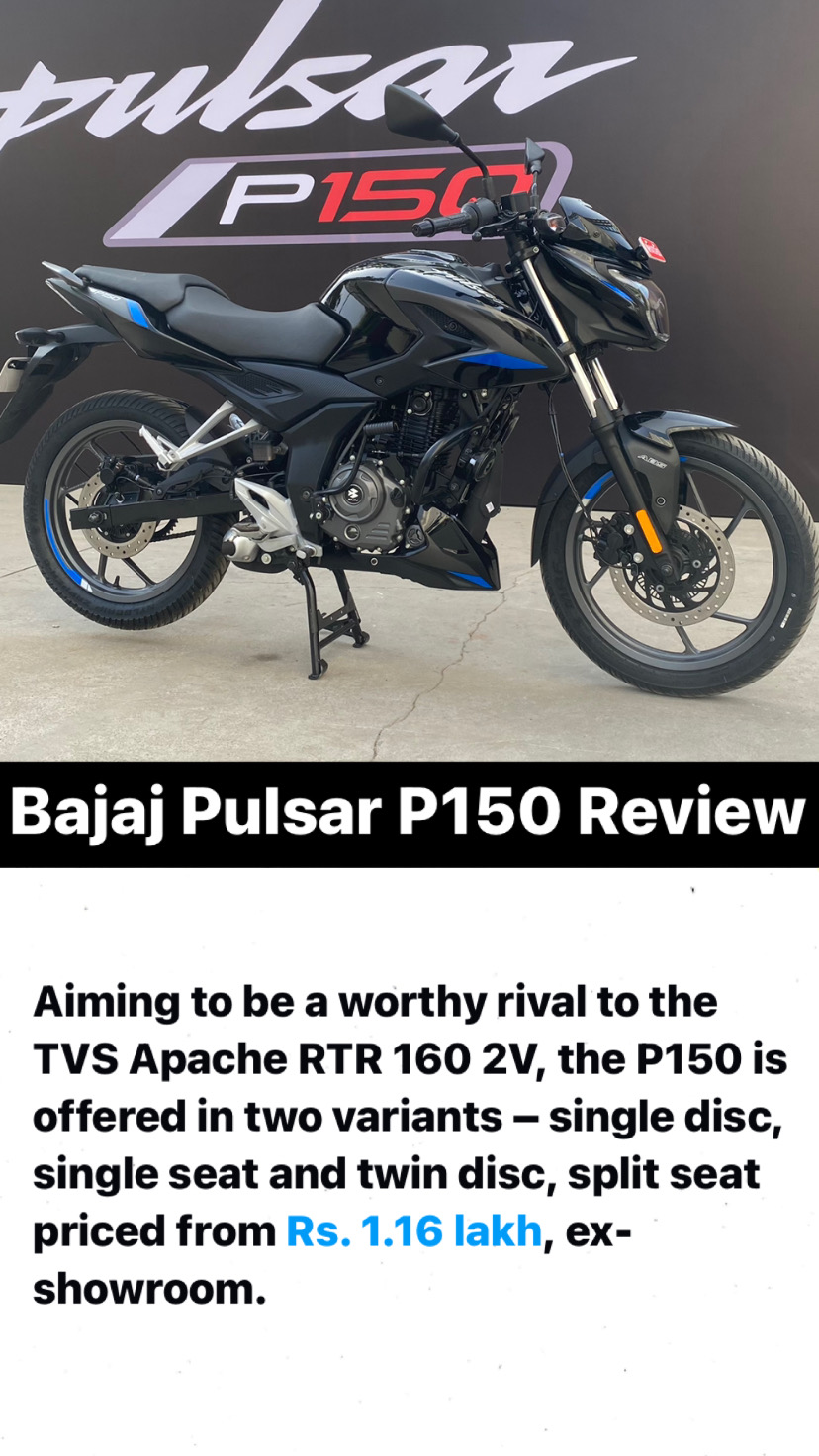 Bajaj Pulsar P150 Review