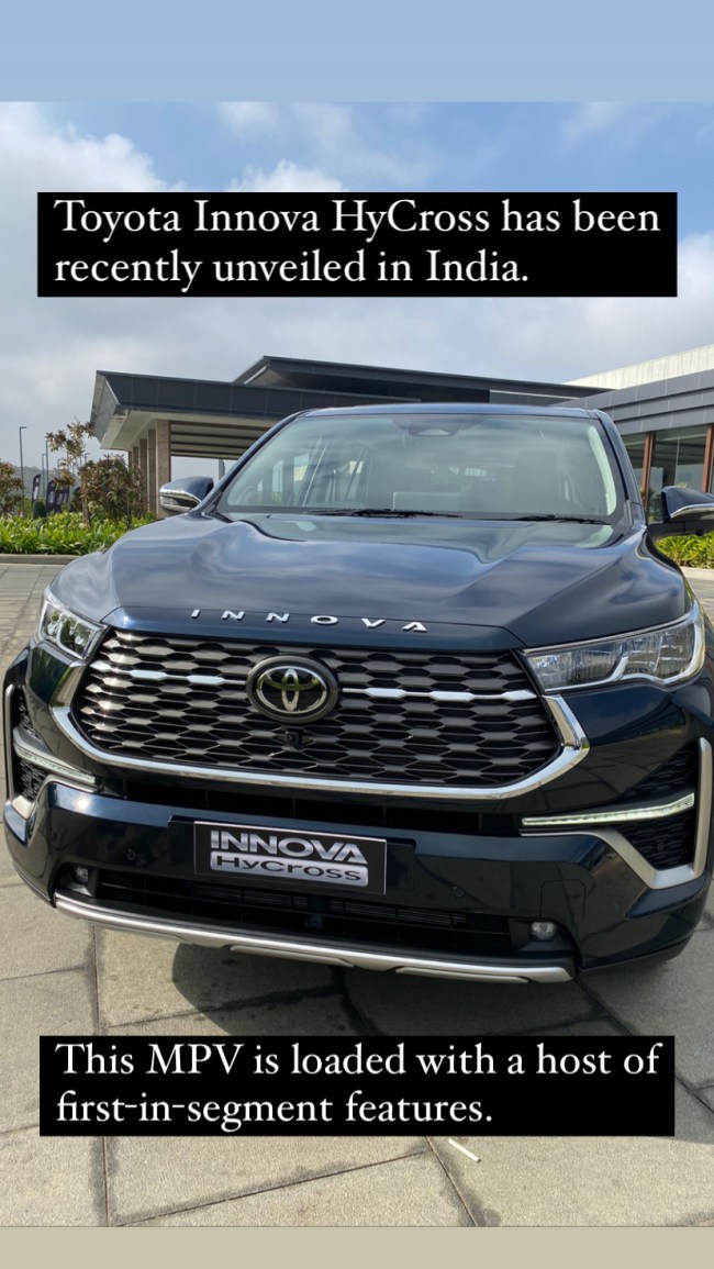 Toyota Innova HyCross: Key features explained
