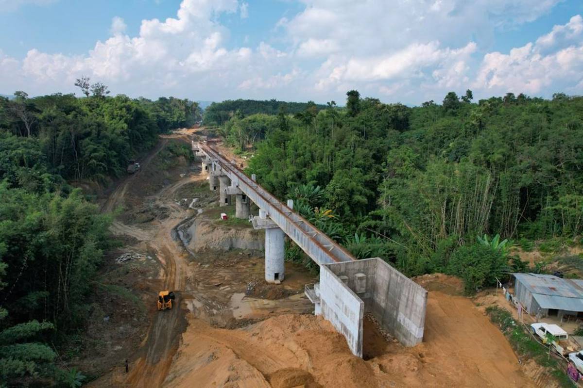 Indian Railways' Bairabi-Sairang Rail Line Project's 82% work done ...