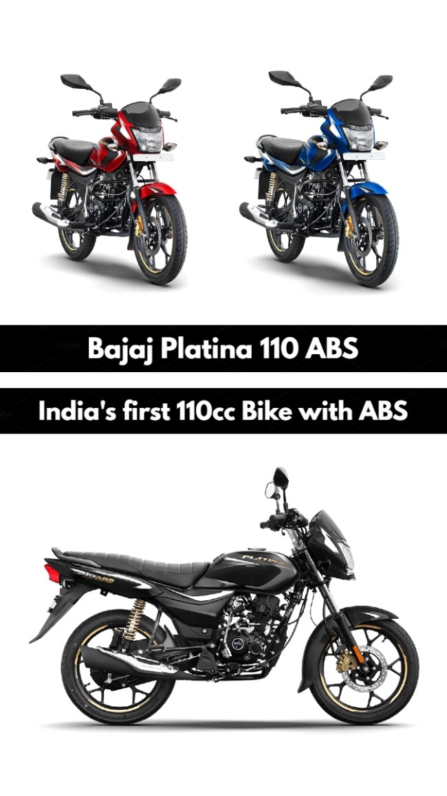 Bajaj Platina 110 ABS: India's first 110cc bike with ABS!