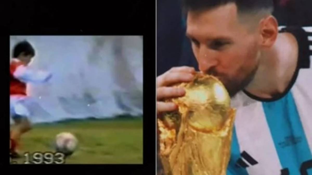 Messi gets emotional! Shares video showing journey of nearly 30 years ...