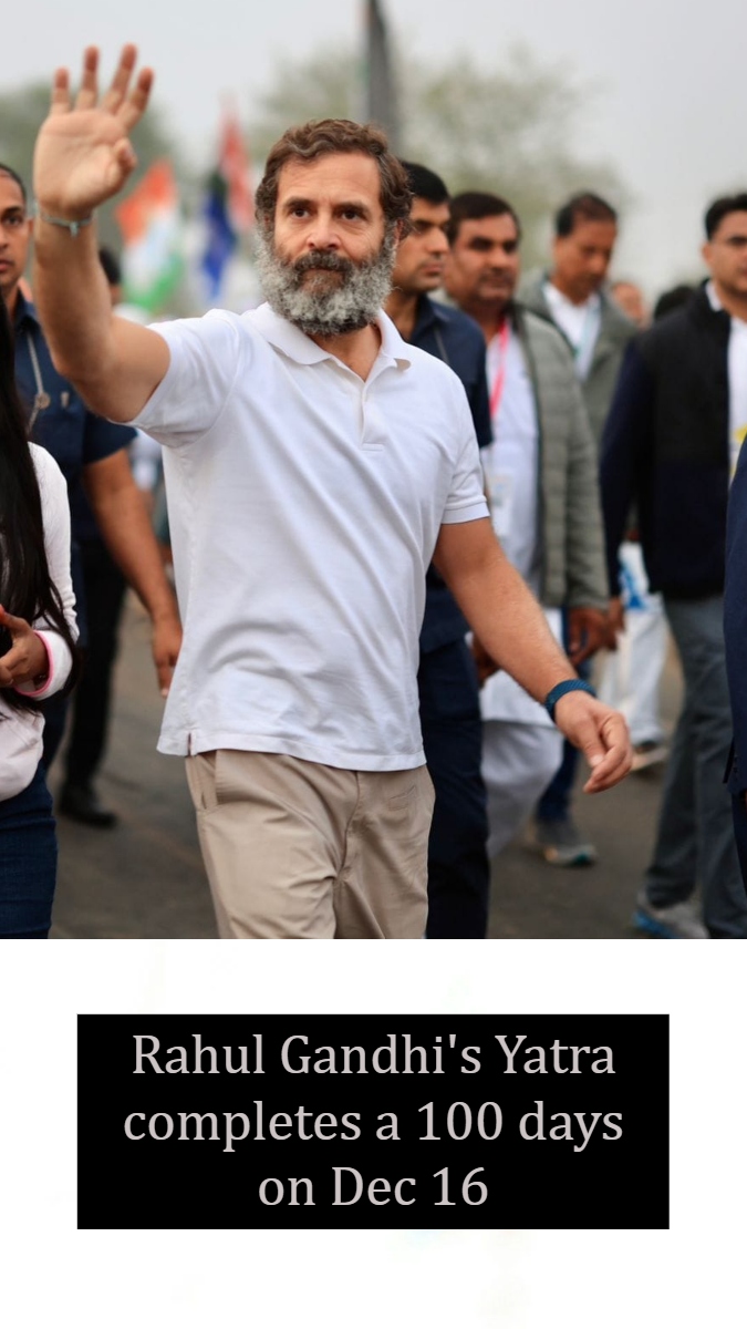 Former RBI Governor Raghuram Rajan joins Rahul Gandhi during Bharat Jodo Yatra in Rajasthan ...