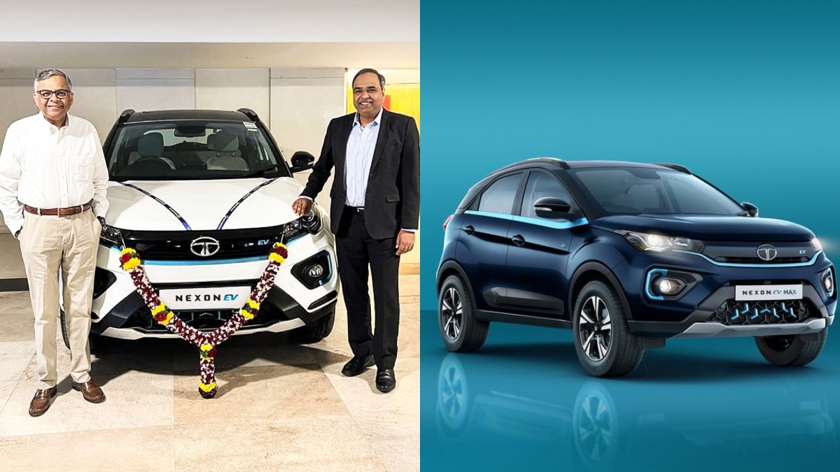 Tata Motors delivers 50,000th EV, a Nexon EV, to Tata Group Chairman - Car News | The Financial ...