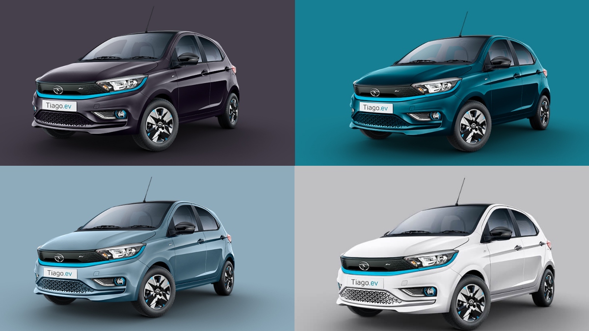 Tata Tiago EV colours image gallery: Five shades to choose from ...