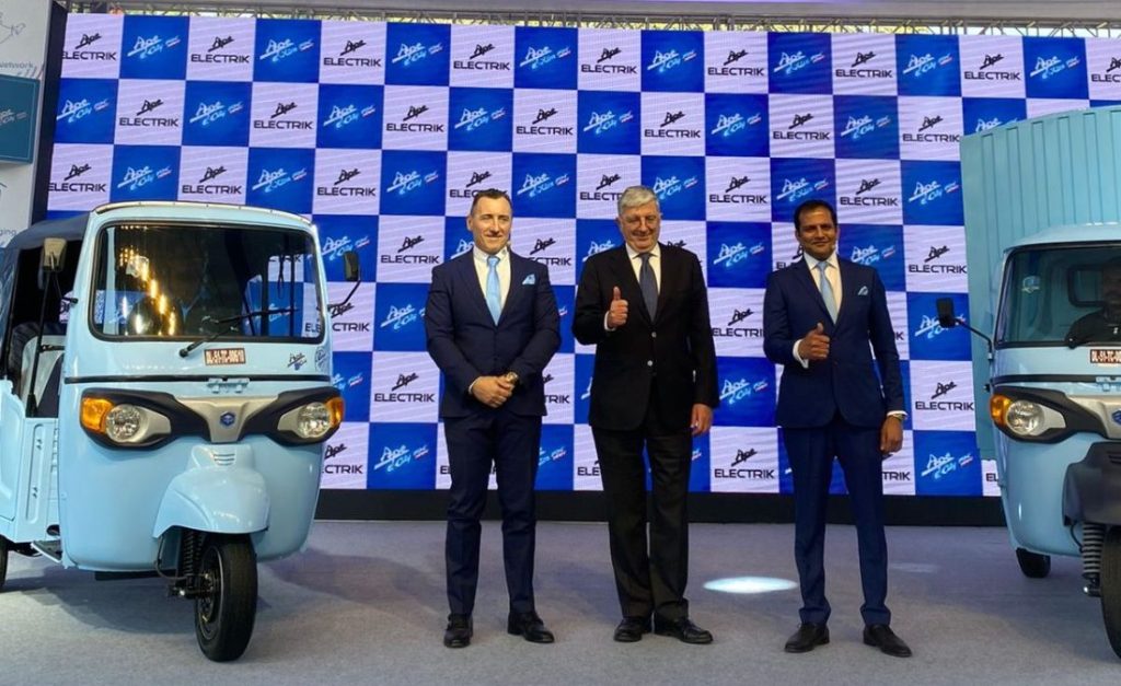 Piaggio Vehicles launches two new electric three-wheeler, inks MoUs for ...