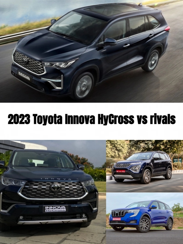 2023 Toyota Innova HyCross vs rivals: Price comparison | The Financial ...