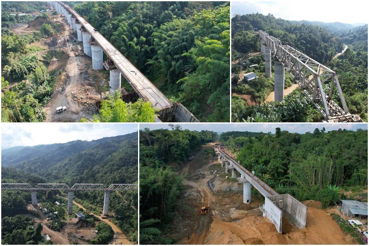 Indian Railways' Bairabi-Sairang Rail Line Project's 82% work done ...