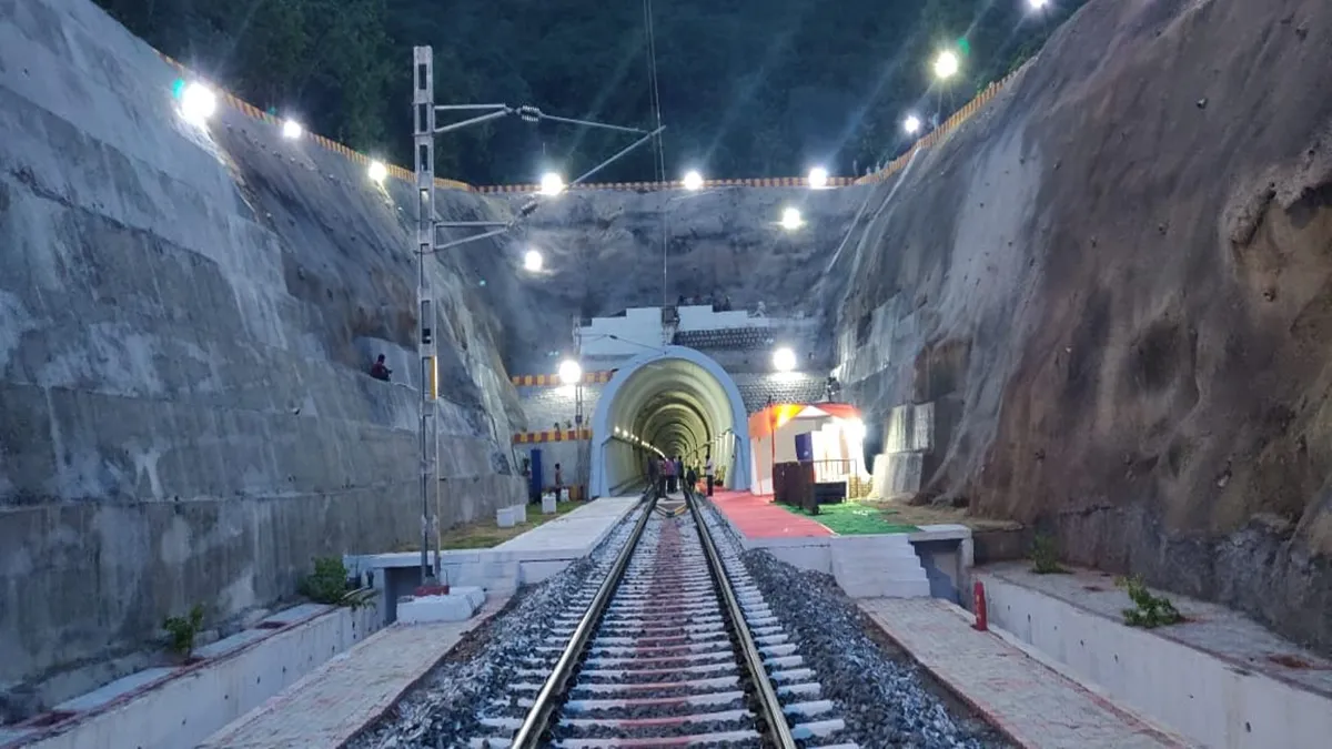 Indian Railways’ longest electrified tunnel proves to be a game changer ...