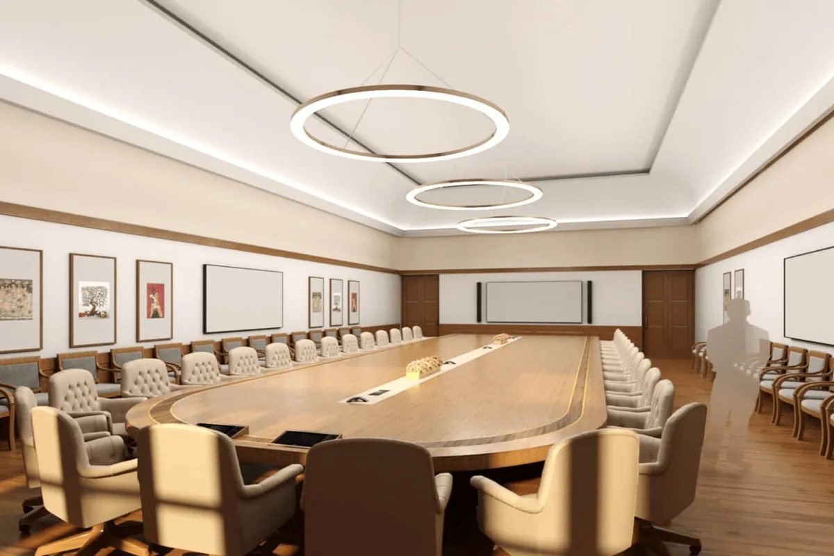 First look! This is how the new Parliament will look from inside ...