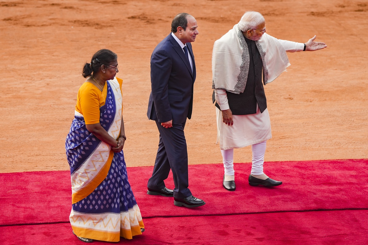 Republic Day 2023: President Droupadi Murmu, PM Modi welcome Egyptian president at Rashtrapati ...