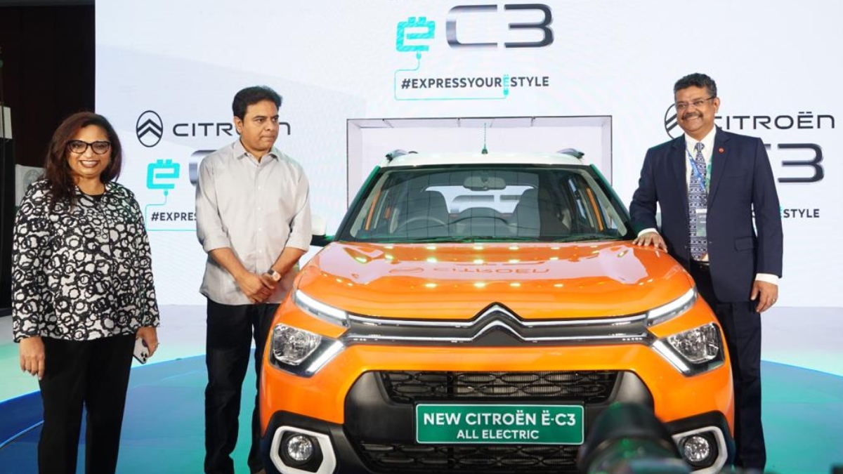 Citroen eC3 showcased at Hyderabad E-Motor Show: Price reveal soon ...