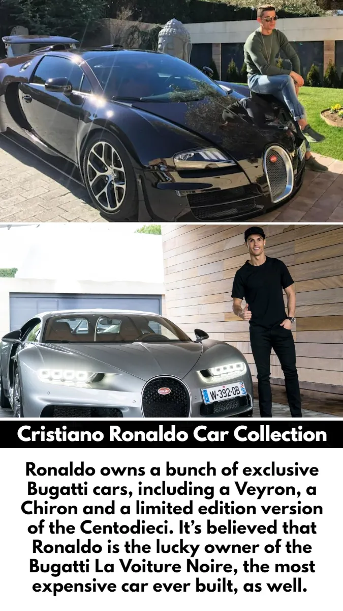 Cristiano Ronaldo Car Collection: Bugattis, Ferraris, Rolls-Royce' & more