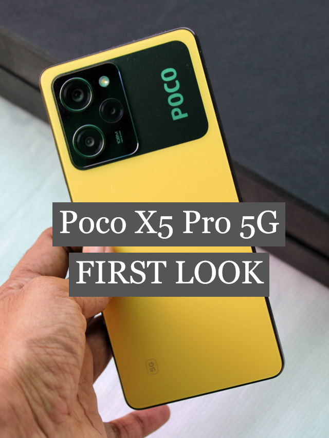 Poco X5 Pro 5G FIRST LOOK