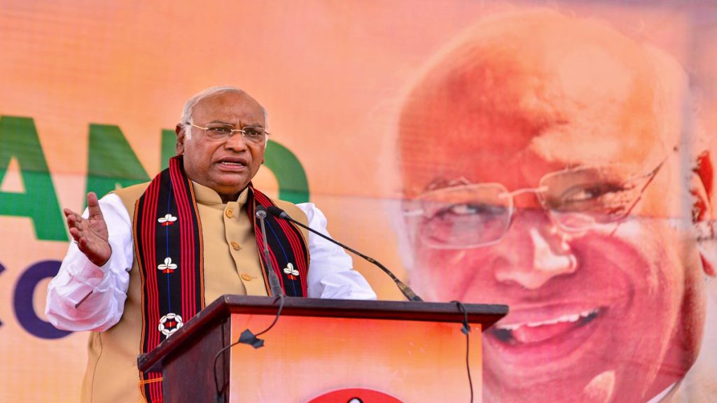 Mallikarjun Kharge in Nagaland: Alliance govt to come to power in 2024, Congress to lead - India ...
