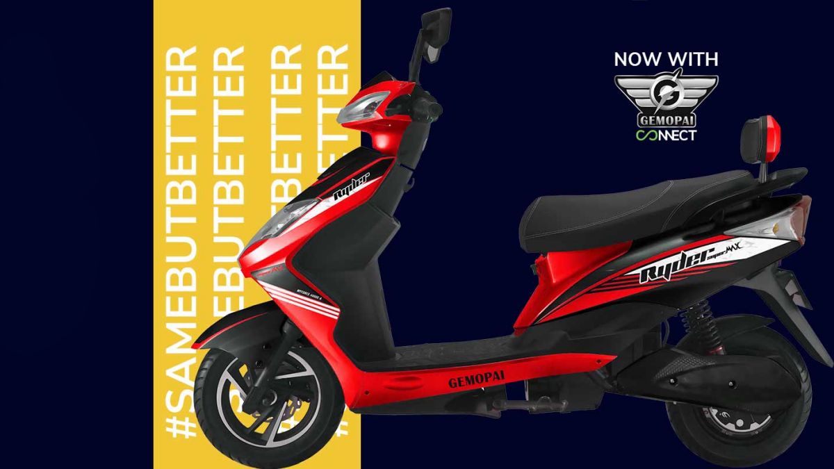 Gemopai Ryder Supermax electric scooter launched at Rs 79,999 - Bike ...