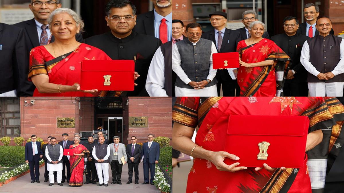 Budget 2023: FM Nirmala Sitharaman matches her outfit with the Bahi ...