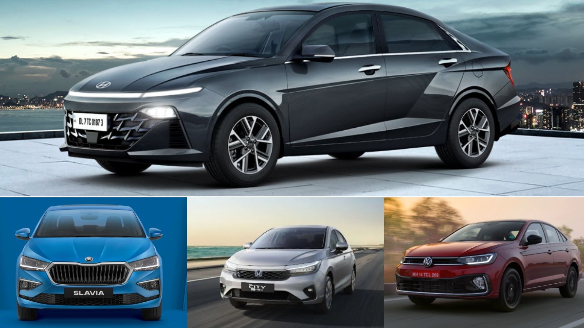 2023 Hyundai Verna vs City, Slavia, Virtus, Ciaz: Price comparison ...