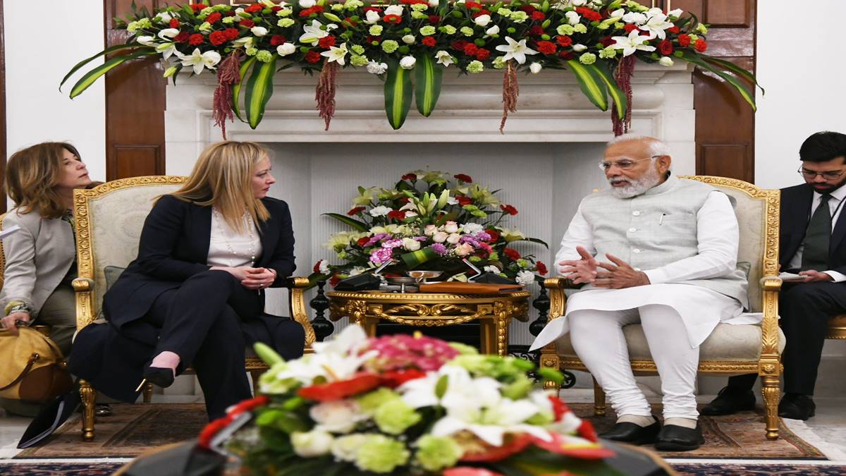 PM Modi holds talks with Italian counterpart Giorgia Meloni | The Financial Express
