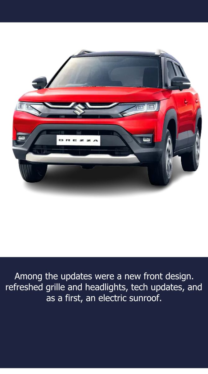 5 features the Maruti Suzuki Brezza gets and not the Fronx