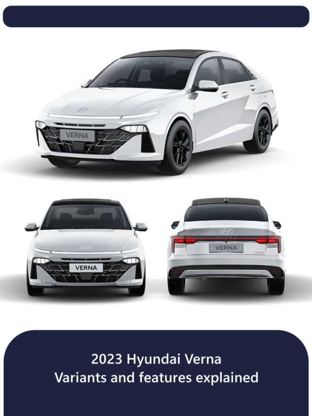2023 Hyundai Verna Variant-Wise Features