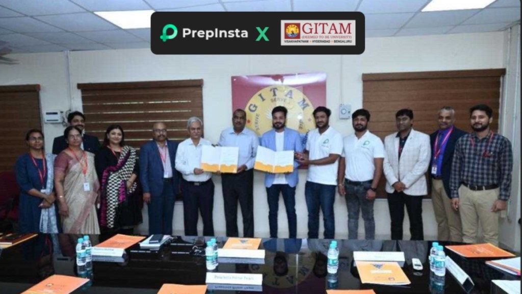 Prepinsta Partners With Gitam Visakhapatnam Aims To Prepare Next Gen Engineers Education News
