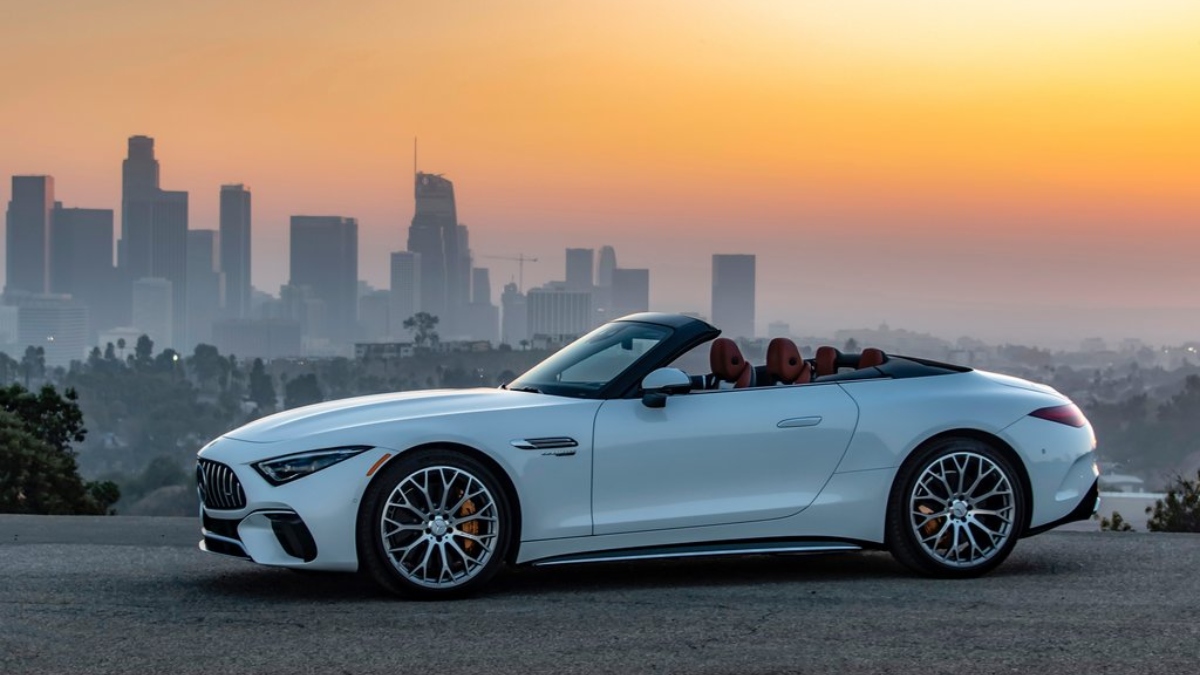 Mercedes-AMG SL 55 image gallery: A drop-top roadster with Rs 2.35 ...