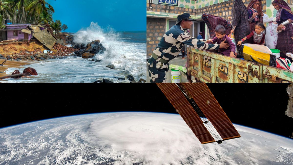 Cyclone Biparjoy latest photos cyclone updates breaking news Gujarat ...